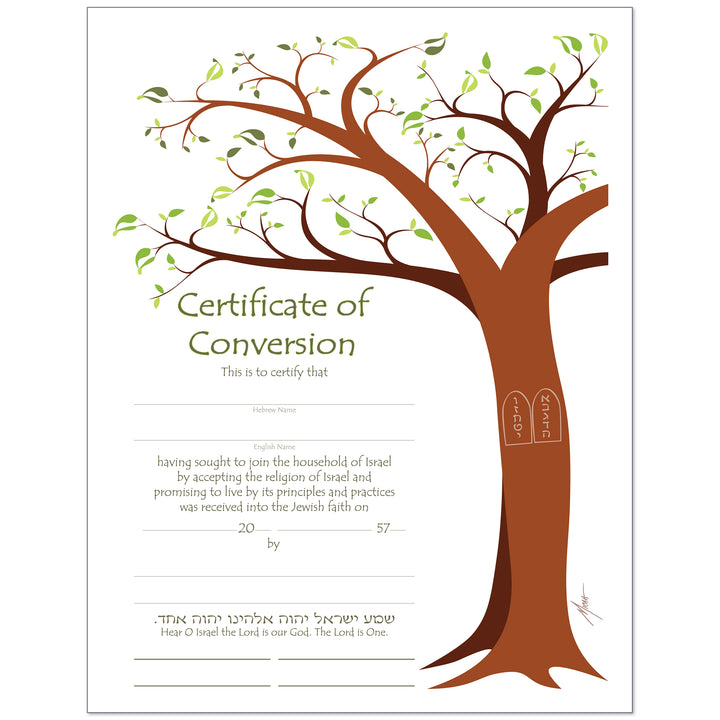 Jewish Life-Cycle Certificates – e-JewishCertificate